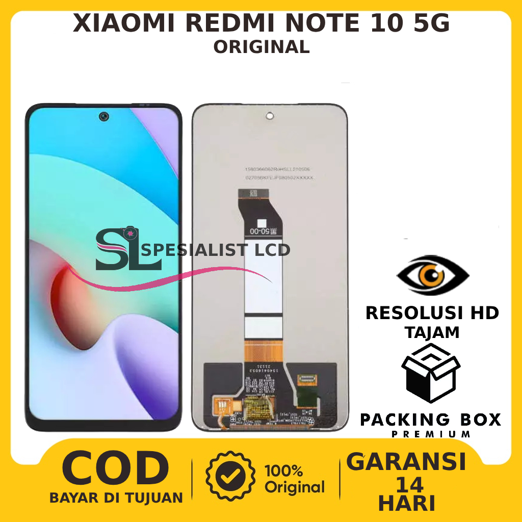 Jual LCD REDMI NOTE 10 (5G) ORIGINAL FULLSET TOUCHSCREEN GARANSI | Shopee Indonesia