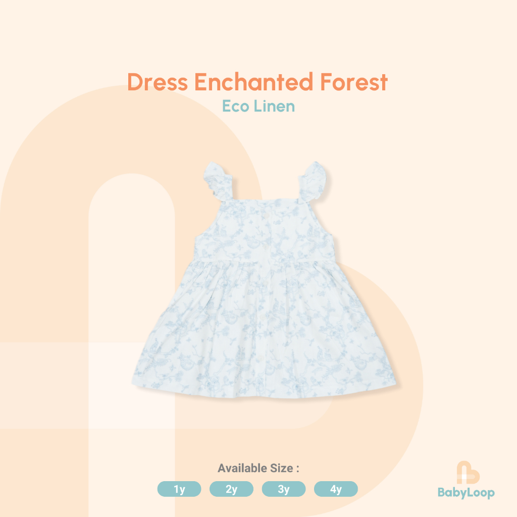 Jual Baju Dress Anak - Dress Enchanted Forest 3 - 4 Tahun - Baby Loop ...
