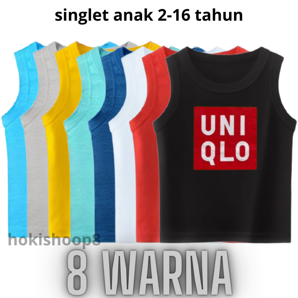 Jual BAJU SINGLET ANAK gambar lo COCOK BANGETT UNTUK ANAK 2-16 TAHUNAN ...