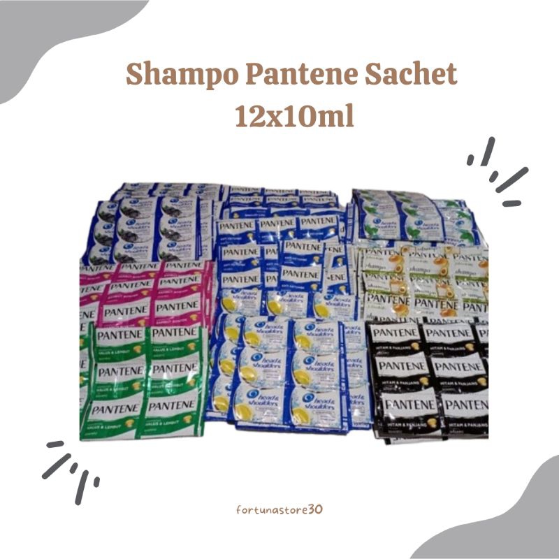 Jual Shampoo Pantene Renceng Sachet 12x10ml | Shopee Indonesia