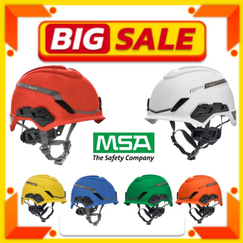 Jual Helm Safety Climbing Rescue MSA H1 Lokal Fastrack / Safety Helmet ...