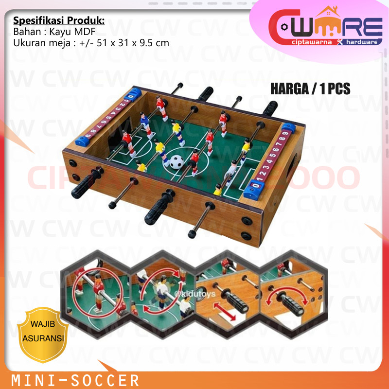 Jual Board Game Mini Desktop Sepak Bola Soccer Football Table Mainan ...