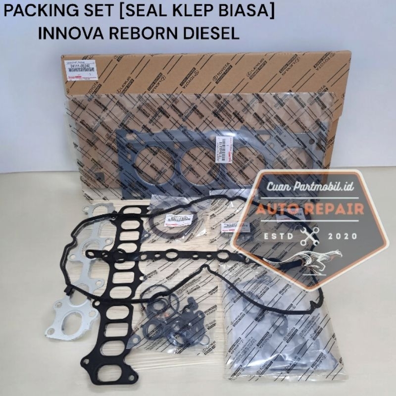 Jual PACKING SET KOMPLIT INNOVA REBORN DIESEL HILUX REVO 2GD TIPE SEAL ...