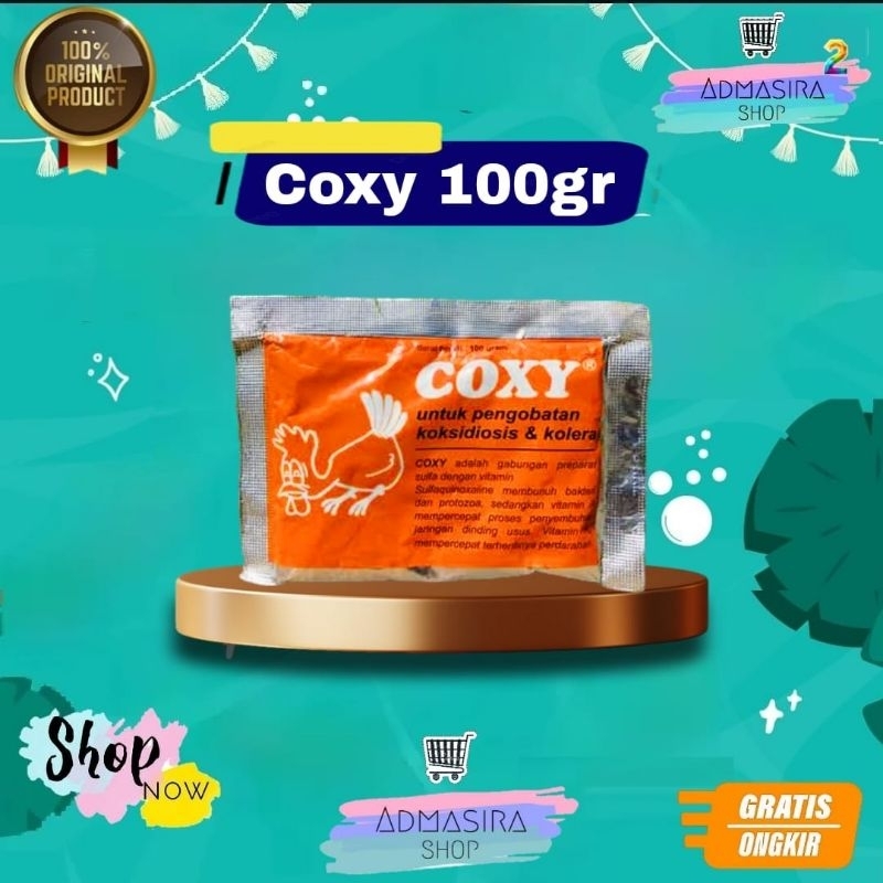 Jual COXY 100gram Medion Obat Ayam Kolera Dan Koksidiosis | Shopee ...