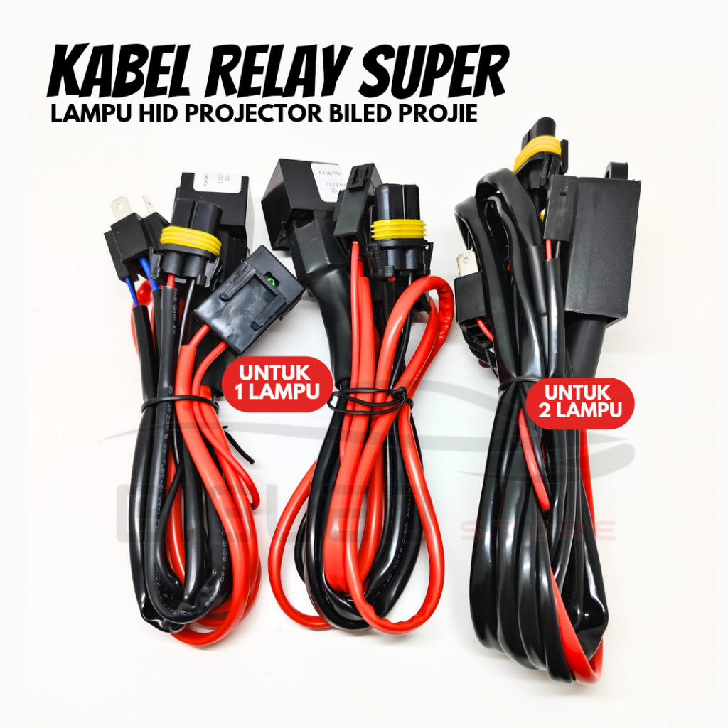 Jual ORIGINAL KABEL RELAY BILED DAN RELAY HID MOTOR | KABEL SET HID ...