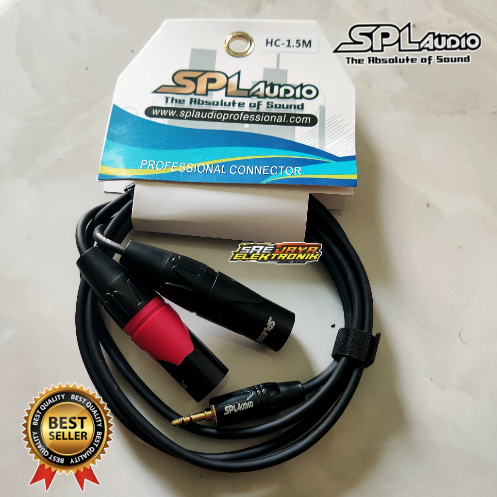 Jual SPL Audio HC-1.5M Kabel Audio HP/Laptop ke Mixer | Shopee Indonesia