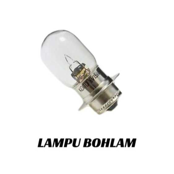 Jual DOP BOHLAM BOLAM LAMPU DEPAN MOTOR UNIVERSAL 12V 35W P15D BEBEK MATIC | Shopee Indonesia