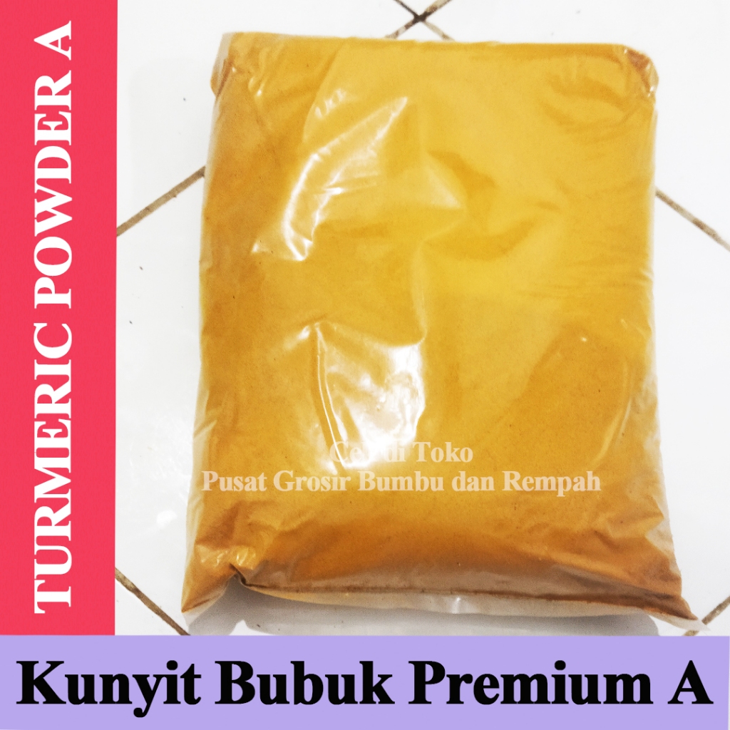 Jual Kunyit Bubuk 500 gr / Turmeric Powder B / Kunyit Bubuk Super 500 ...