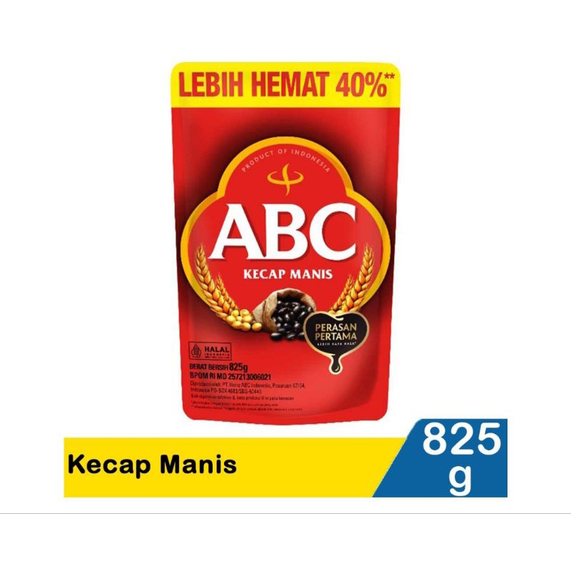 Jual KECAP MANIS ABC POUCH 825ML | Shopee Indonesia
