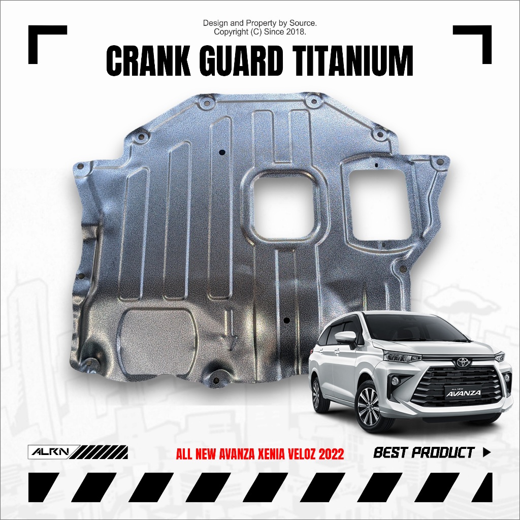 Jual CRANK GUARD TITANIUM STEEL For All New Avanza Xenia Veloz | Shopee ...