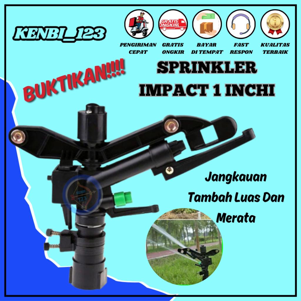 Jual Sprinkler Pertanian Sprinkler Sprinkle Air Taman Impack Rain Gun ...