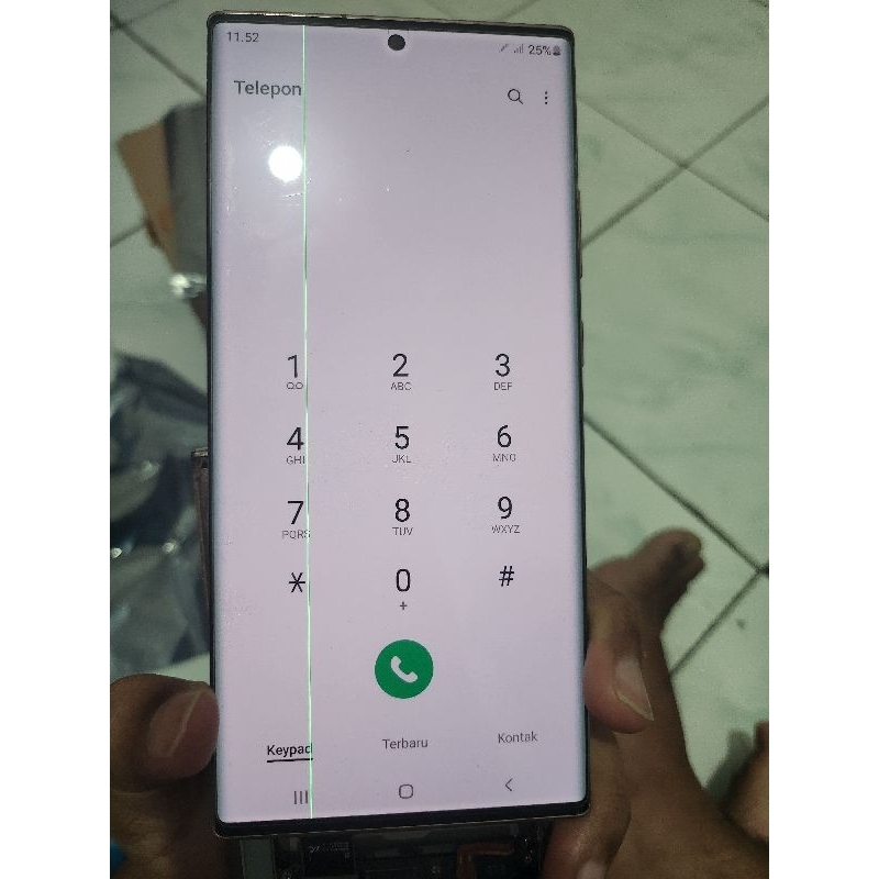 Jual LCD SAMSUNG NOTE 20ULTRA MINUS GARIS 1 HELAI AD TITIK HITAM ...