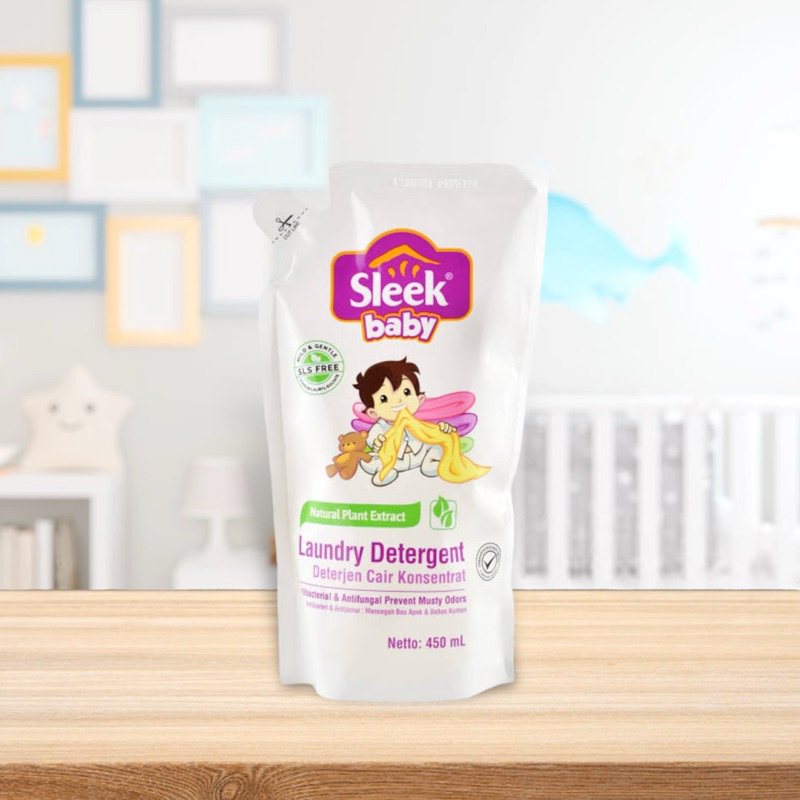 Jual Sleek Baby Laundry Detergent Refill (450Ml) | Shopee Indonesia