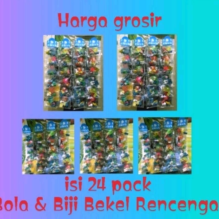 Jual Bola Bekel kristal/Bola Bekel/bola biji Bekel Rencengan isi 24 pcs ...