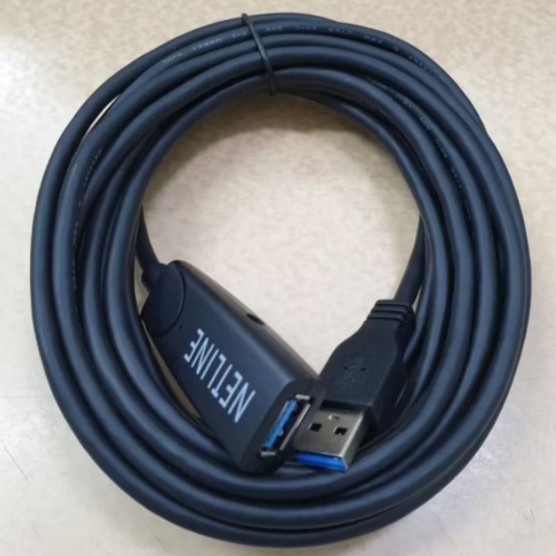 Jual NETLINE KABEL USB 3.0 ACTIVE AKTIF EXTENSION EXTENDER 20 METER ...