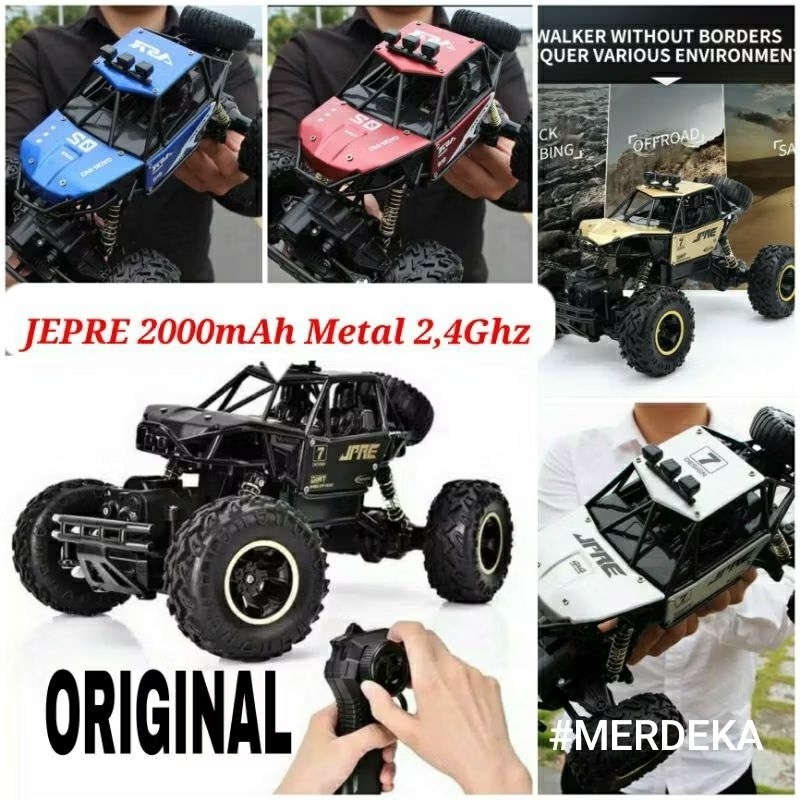 Jual MOBIL OFF-ROAD REMOTE CONTROL RC JEPRI 4 WD scala 1:16 Baterai ...