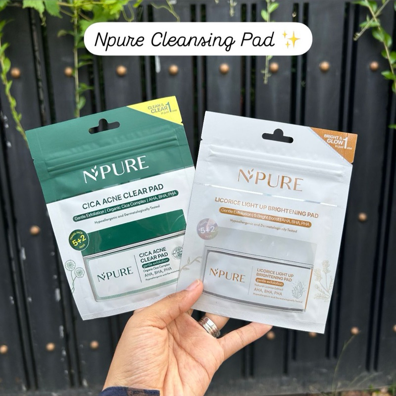 Jual (BPOM) NPURE Acne Clear Pad Cica Sachet / Licorice Light Up ...