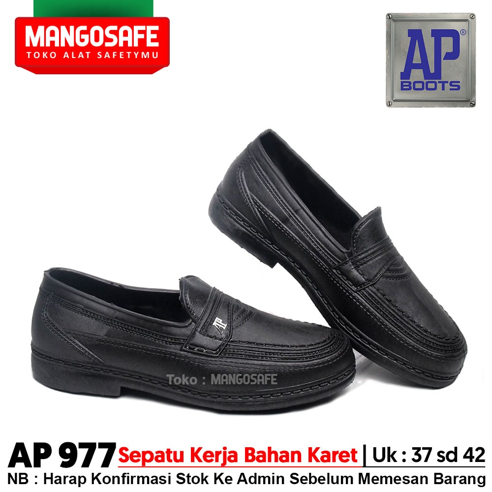 Jual Sepatu Formal Loafers Kantor AP977 Hitam Fashion Casual Nyaman ...