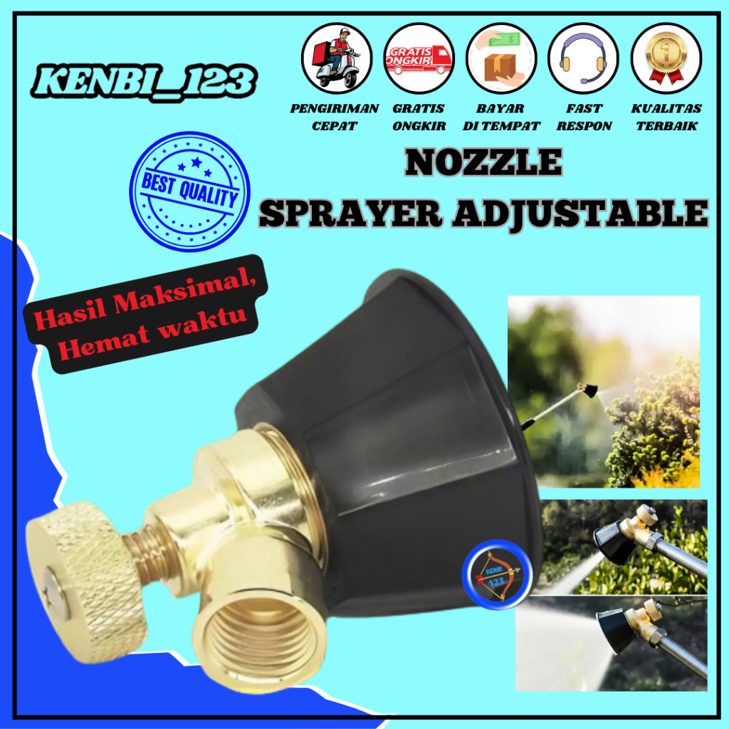 Jual Nozzle Nozel Sprayer Elektrik Black Siklon Spuyer Tangki Elektrik ...