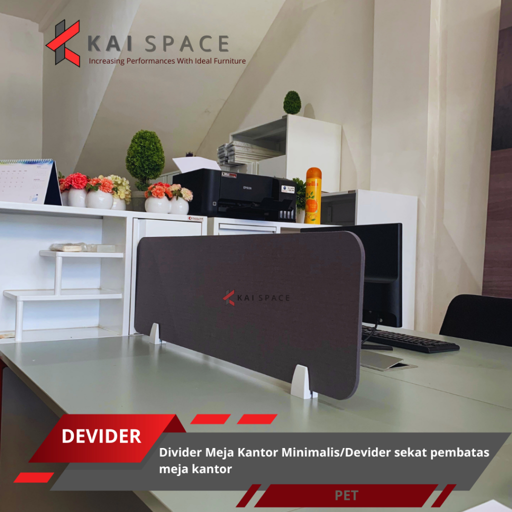 Jual Pembatas Meja Kantor Kerja Minimalis Sekat Meja Table Divider ...