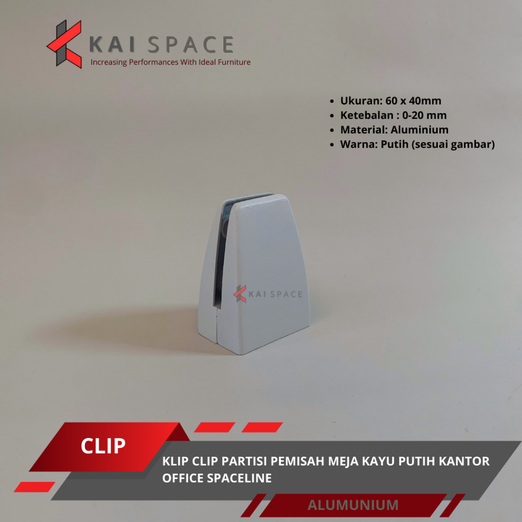 Jual BRACKET TIPE U PARTISI AKRILIK KACA OFFICE DESK SUPPORT BRACKET ...