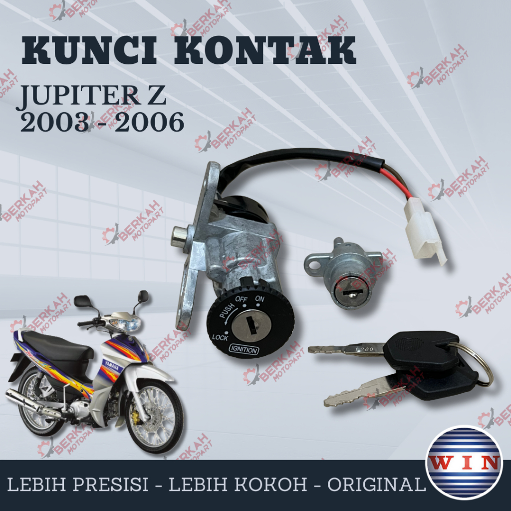 Jual Kunci Kontak Set Plus Kunci Jok Yamaha Jupiter Z Lama 2002 2003 2004 2005 2006 5LM Merk Win ...
