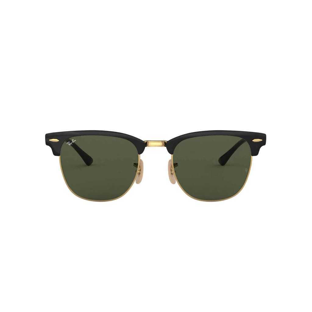 Jual KACAMATA RAYBAN CLUBMASTER METAL RB3716 BLACK GOLD ORIGINAL 100% ...