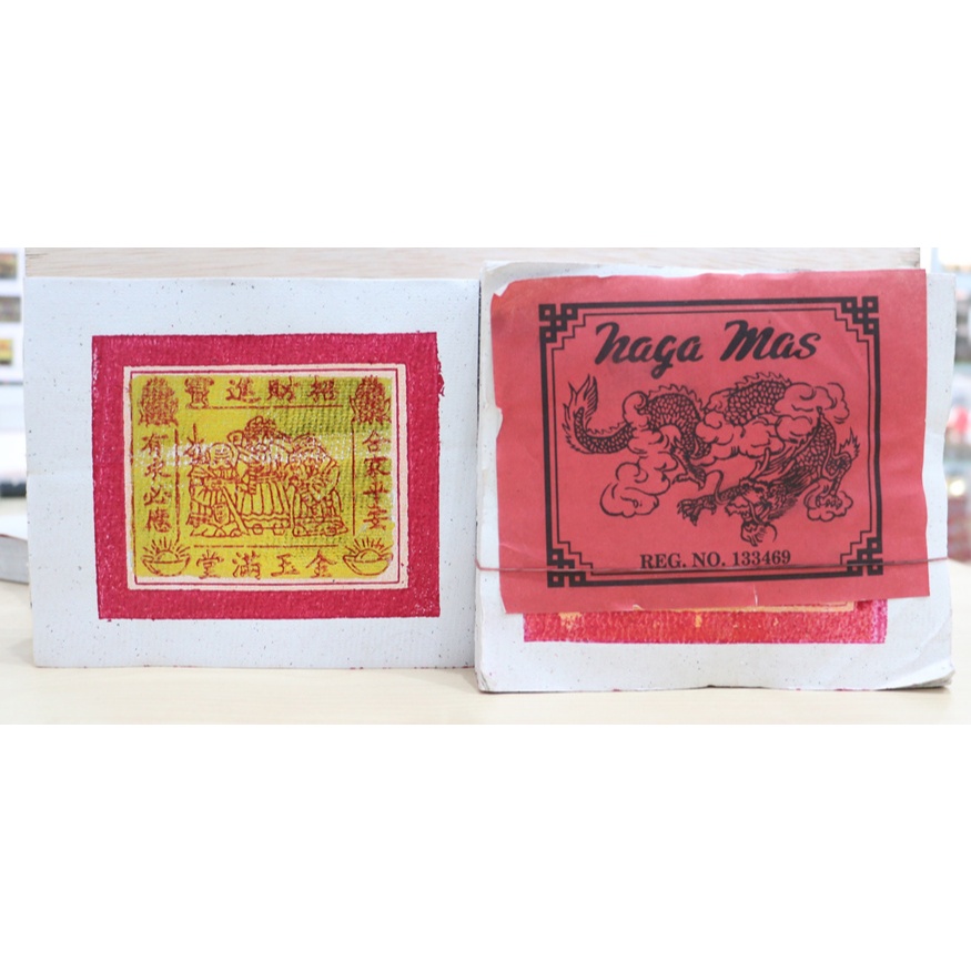 Jual Kertas Sembahyang Naga Mas Emas dan Perak / Kim Cua Gin Cua ...