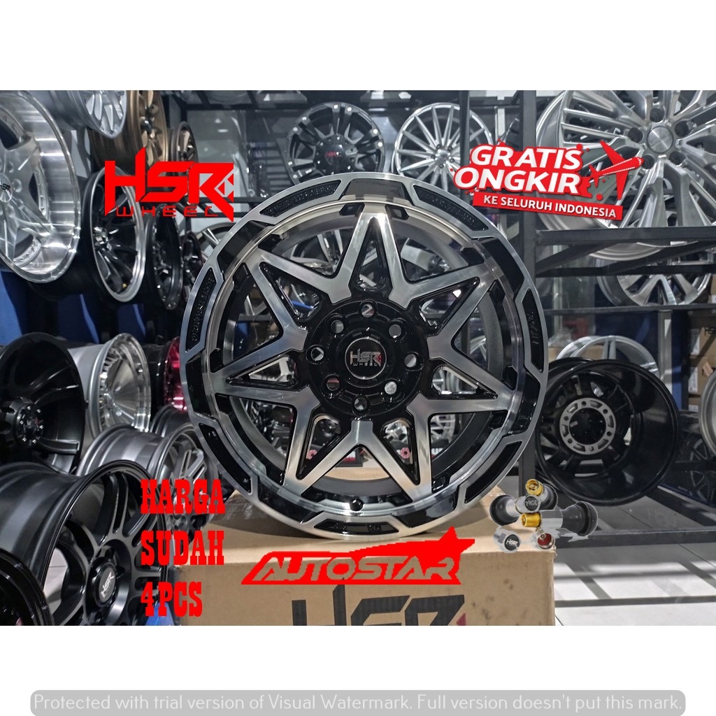 Jual velg mobil racing look Lancer Timor Baleno Fiesta Mazda2 Aerio ...