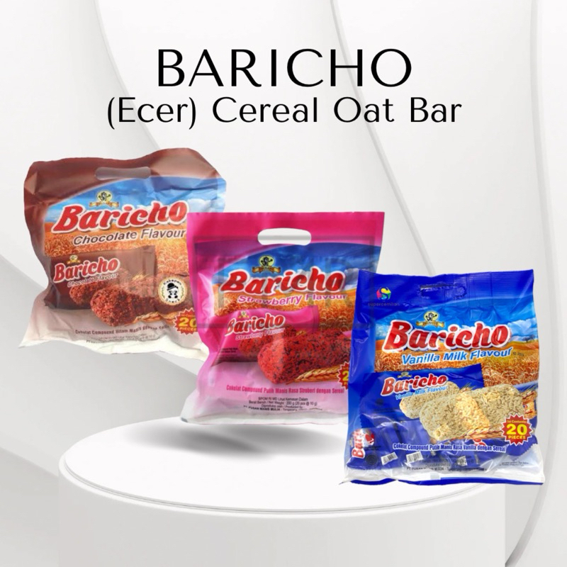Jual (ECER/BIJI) Baricho Cereal Oat Bar / Sereal Oat Bar / Sereal Bar ...