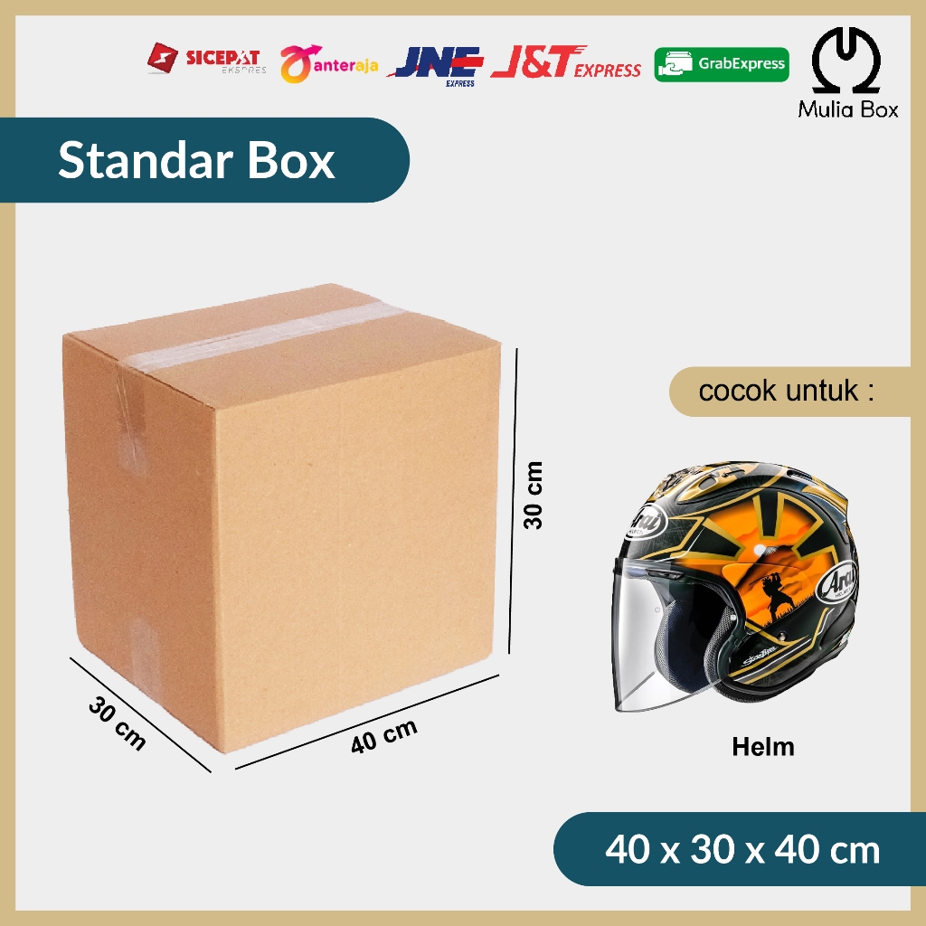Jual Kardus Packing Standar Box 40 x 30 x 30 cm Corrugated Karton Dus ...