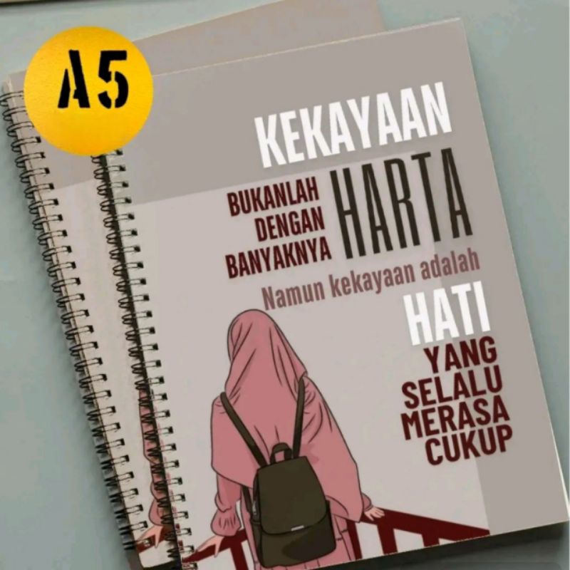 Jual NOTEBOOK A5/JURNAL A5/BUKU CATATAN A5/NOTEPAD/ GRID buku catatan ...
