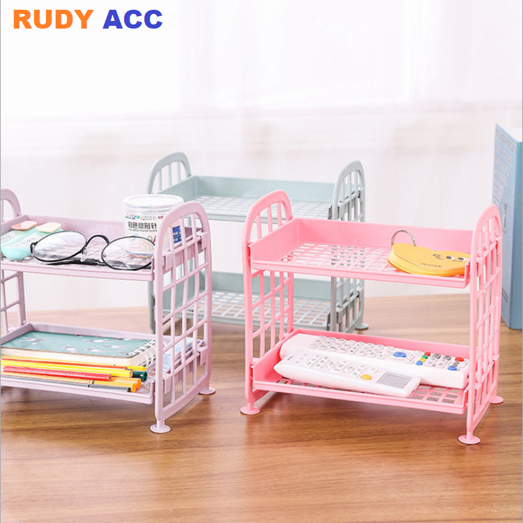 Jual Rak Plastik Susun Mini Rak 2 Susun Mini Rak Meja Serbaguna Tempat ...