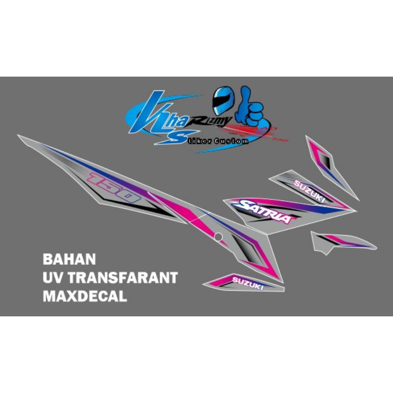 Jual striping satria fu fi injeksi UV transfarant, Striping transfarant ...