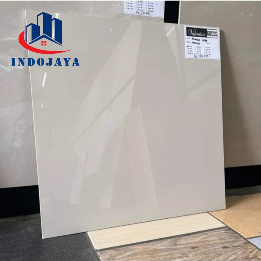 Jual granit lantai 60x60 crem ivory nano polish granite lantai teras ...