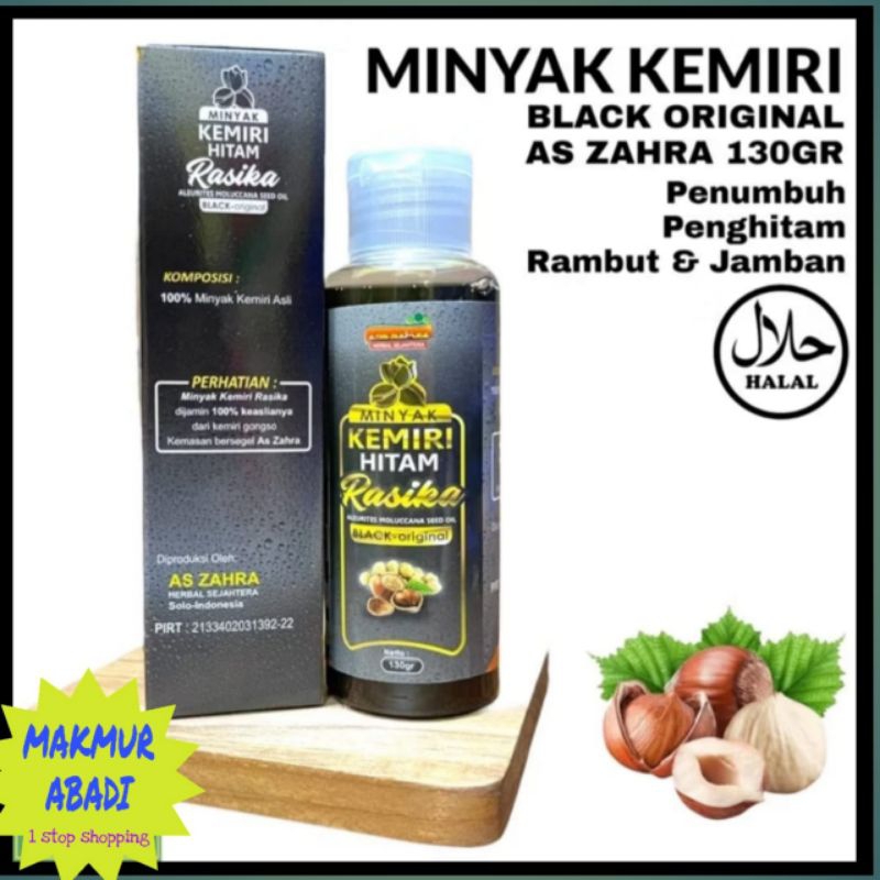Jual MINYAK KEMIRI ASLI ORIGINAL 130GRAM PENYUBUR RAMBUT HAIR BLACK ...