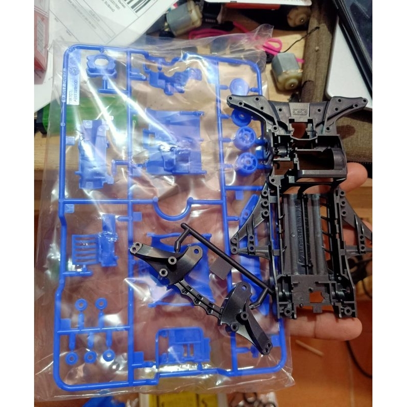 Jual Tamiya Chassis Casis FMA Grey + Gearbox Fm-a Biru + Akar FMA Abu ...