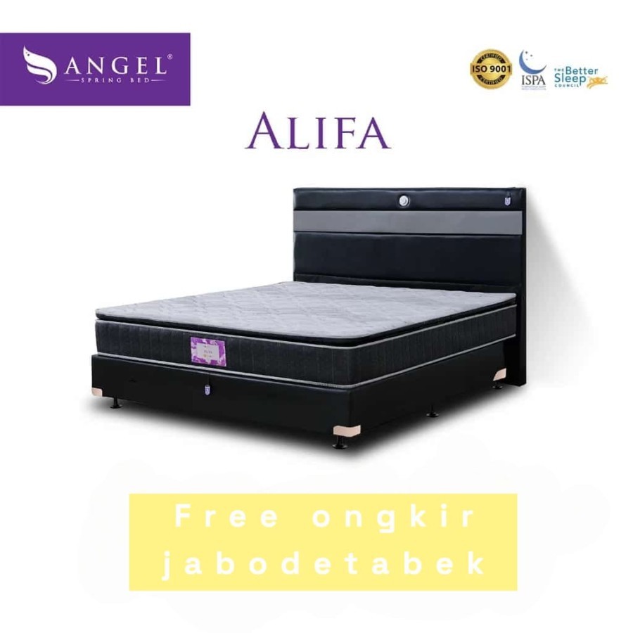 Jual full set kasur springbed Angel alifa | Shopee Indonesia