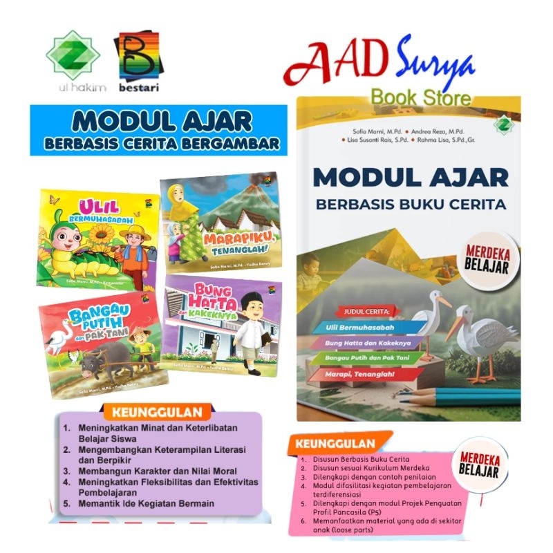 Jual Buku panduan guru TK / RA / Paud - Paket Modul ajar berbasis buku cerita | Shopee Indonesia