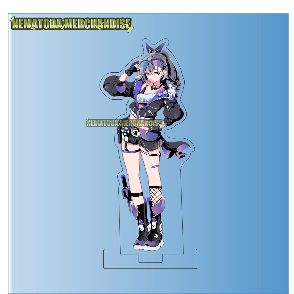 Jual Standee Akrilik Honkai Starrail Silver Wolf - Figure Akrilik ...