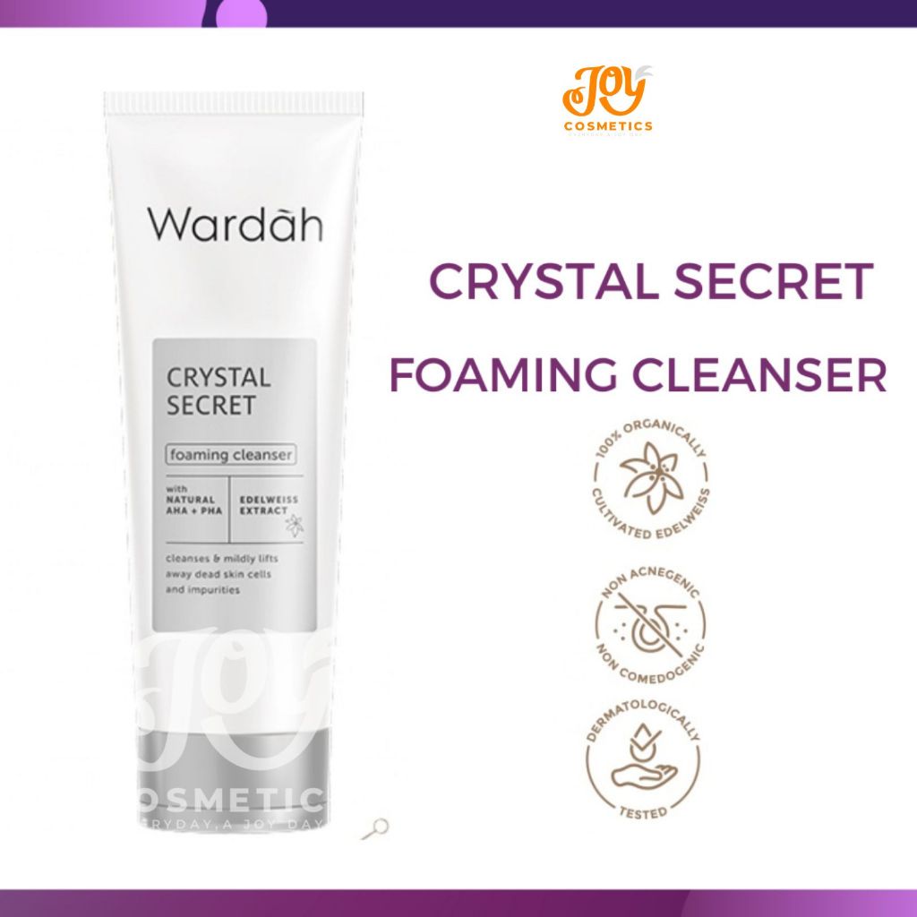 Jual Wardah Crystal Secret Foaming Cleanser with Natural AHA+PHA 100ml ...