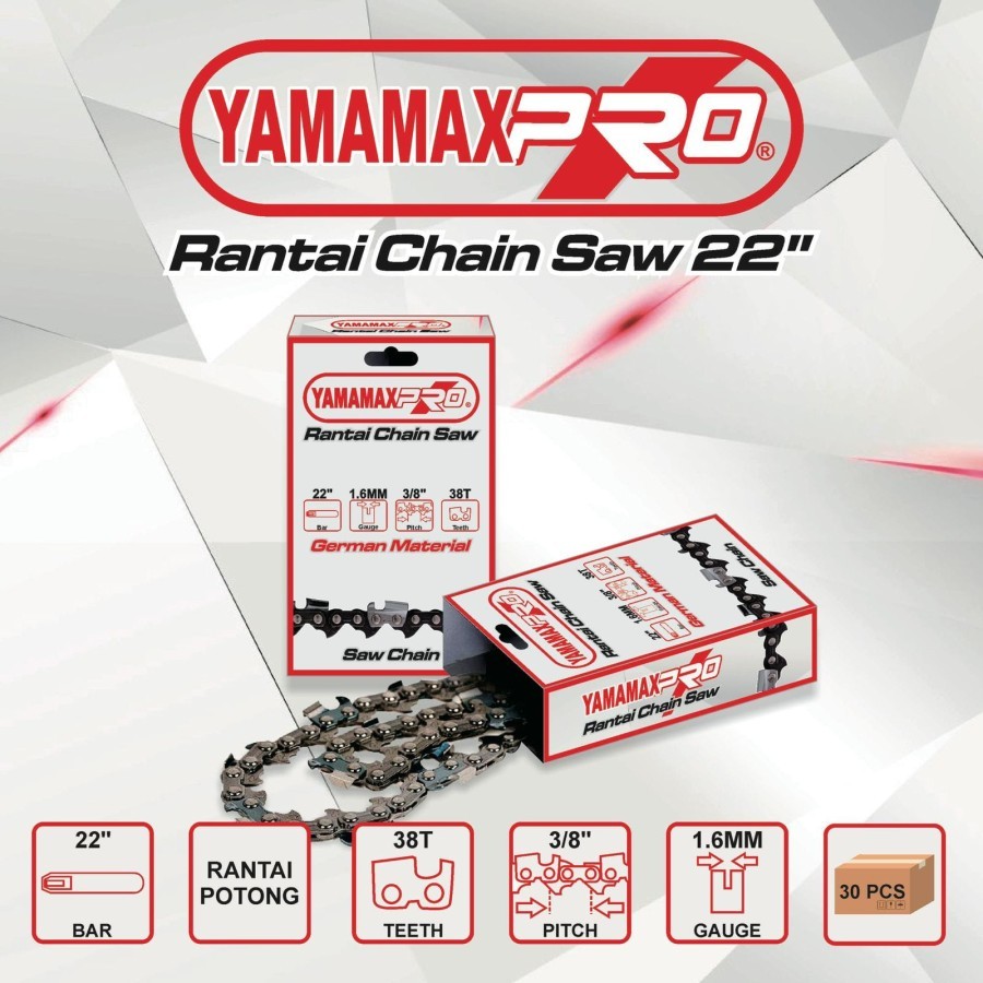 Jual Rantai Potong Chainsaw Gergaji Mesin Yamamax Pro 5200 5800 Bar 22 ...