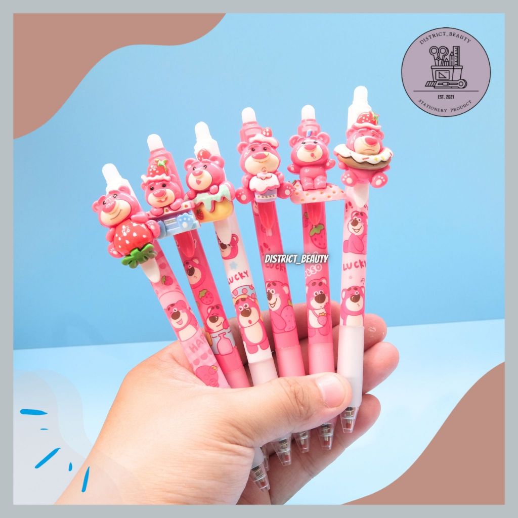 Jual PULPEN CETEK HAPUS LOTSO 3D PENA MEKANIK HAPUS TIMBUL LOTSO PEN ...