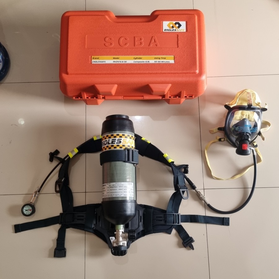 Jual Breathing Apparatus SCBA Composite 6.8L / Scba Composite Cylinder Original Murah Promo ...