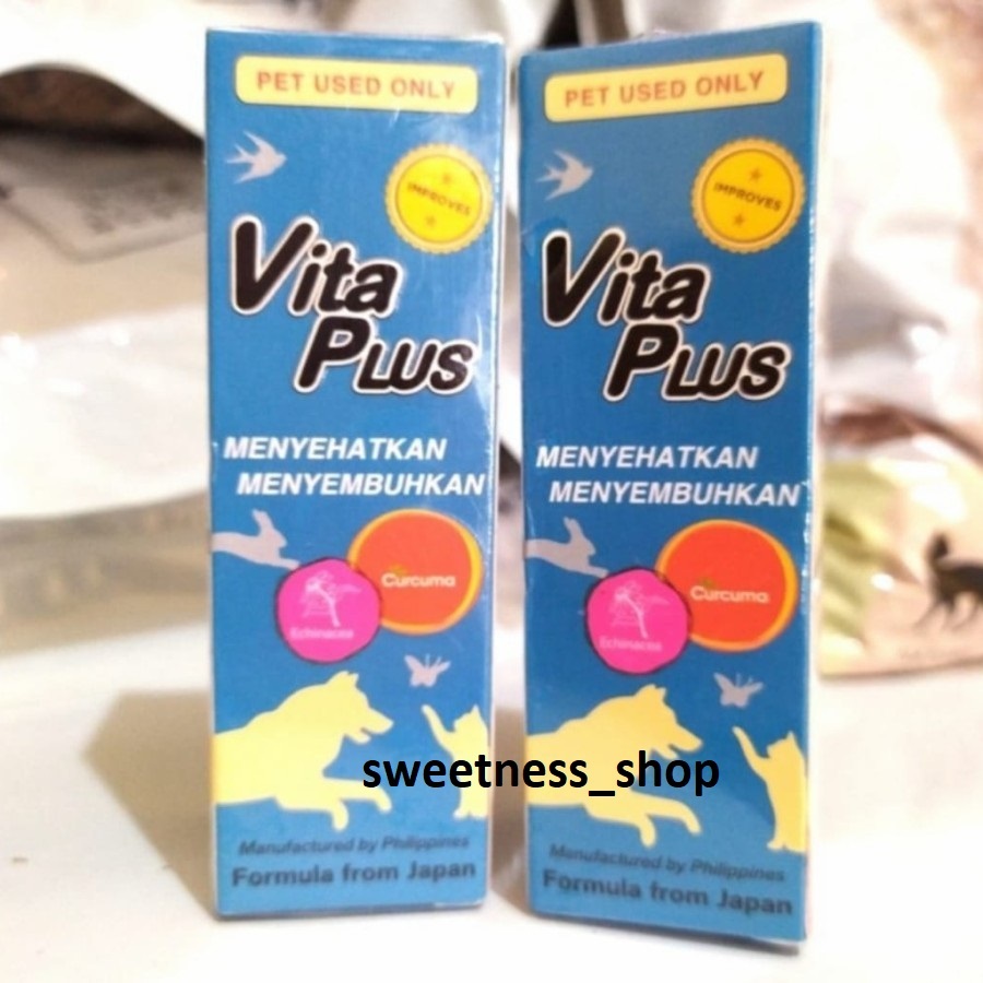 Jual Vita Plus 30ml vitamin kucing anjing vitaplus | Shopee Indonesia