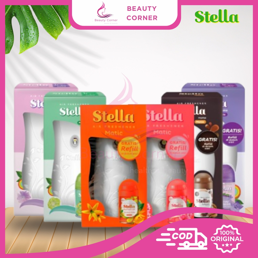 Jual ( BOX SET ) Stella Home Matic (Free Refill Di dalam Alat) - Pangharum Ruangan | Shopee ...