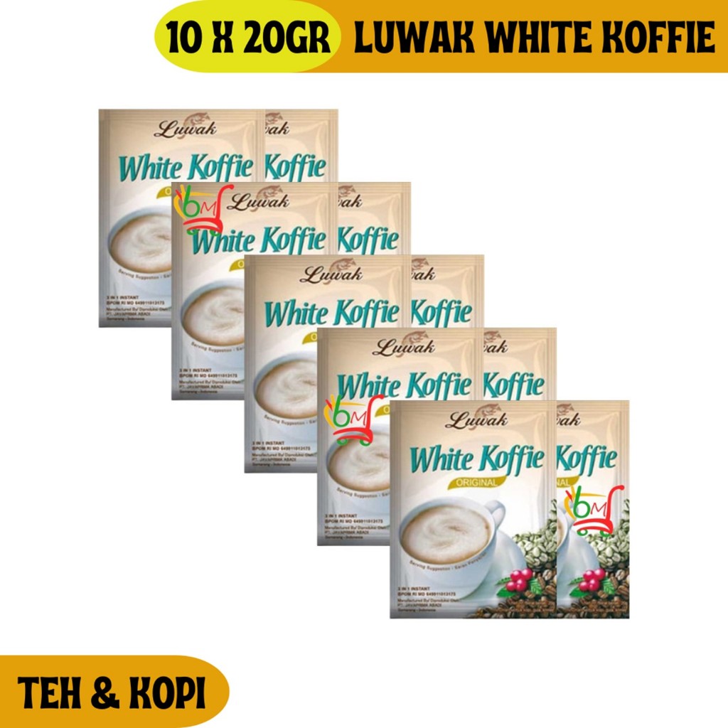 Jual Luwak White Koffie Original Kemasan Renceng | Shopee Indonesia