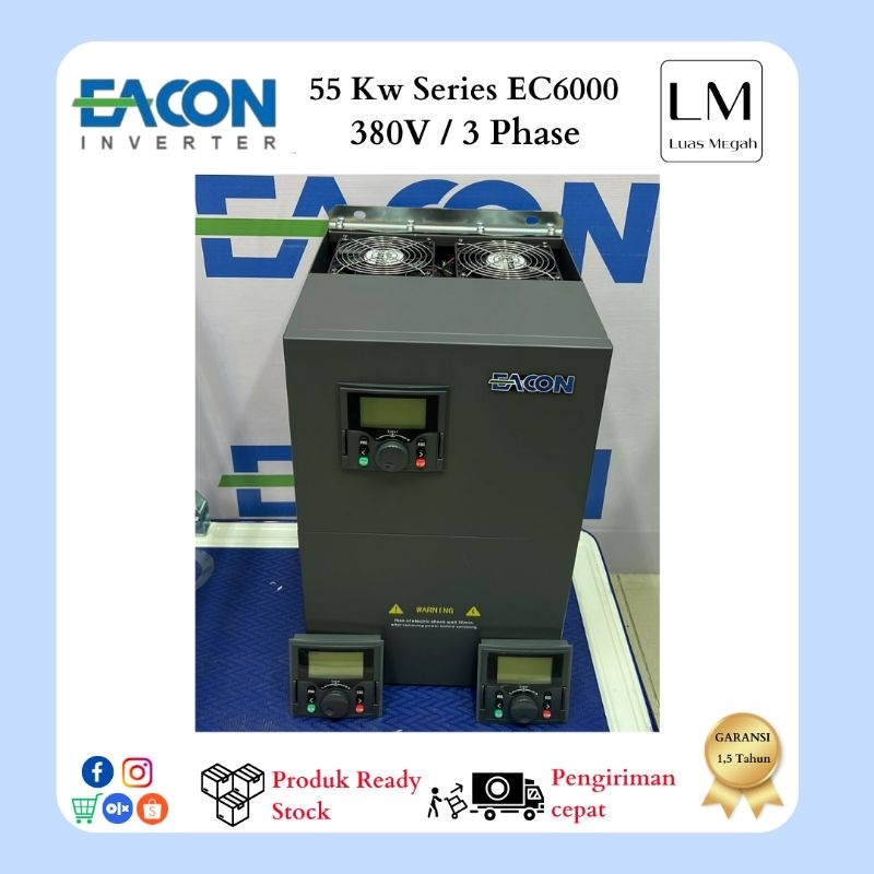 Jual Inverter Eacon Series EC6000 High Perfomance Daya 55 / 75 / 90 ...