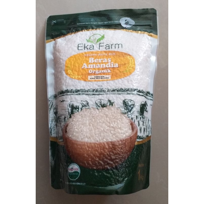Jual Beras Amandia 1 kg Ekafarm | Shopee Indonesia