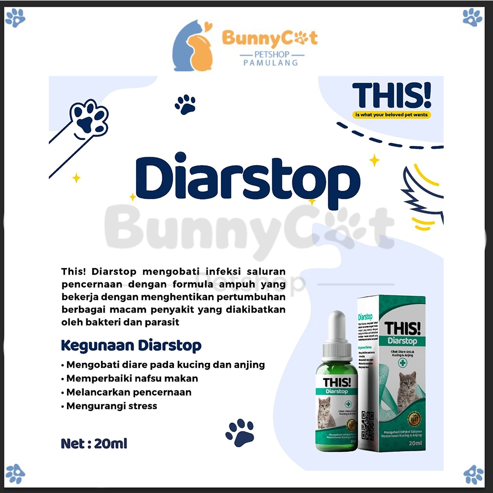 Jual This! Diarstop Obat Diare dan Mencret Kucing and Anjing 20mL | Shopee Indonesia